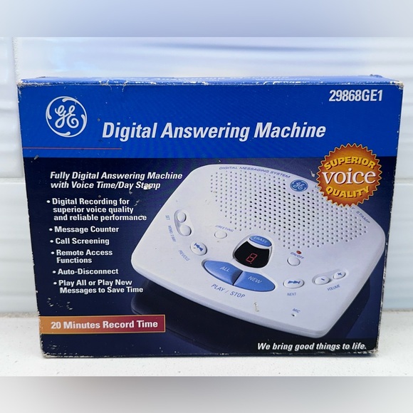 GE Digital Answeing Machine | Other | Ge Digital Answering Machine With ...
